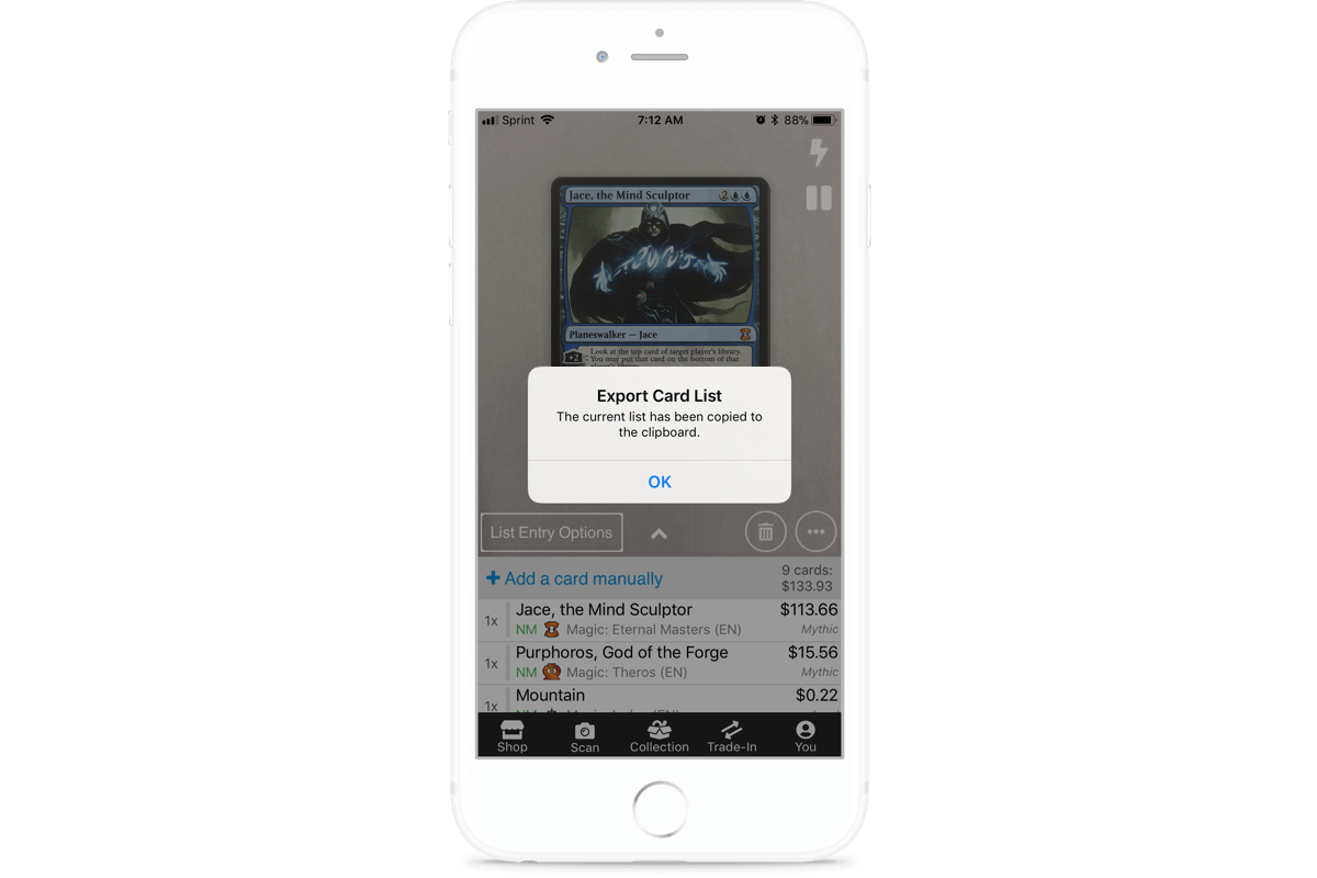 Saving and Sharing Lists – TCGplayer.com