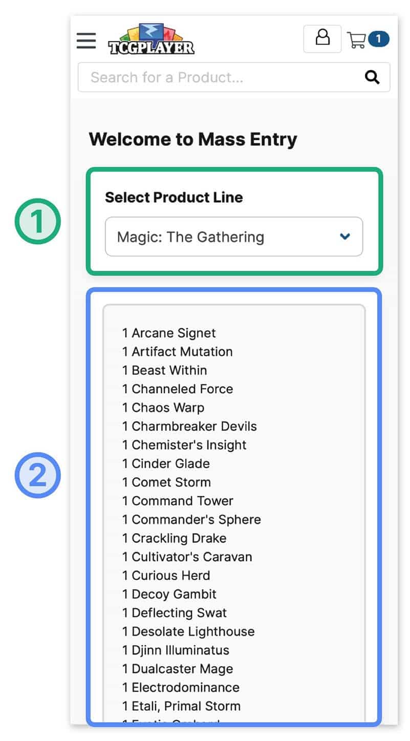 Getting Started With Mass Entry – TCGplayer.com